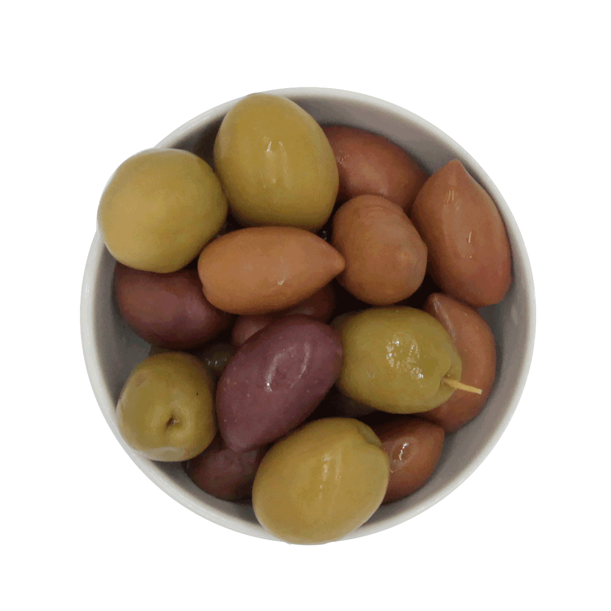 Australian Whole Mixed Olives - 1.7kg (1kg Drained)