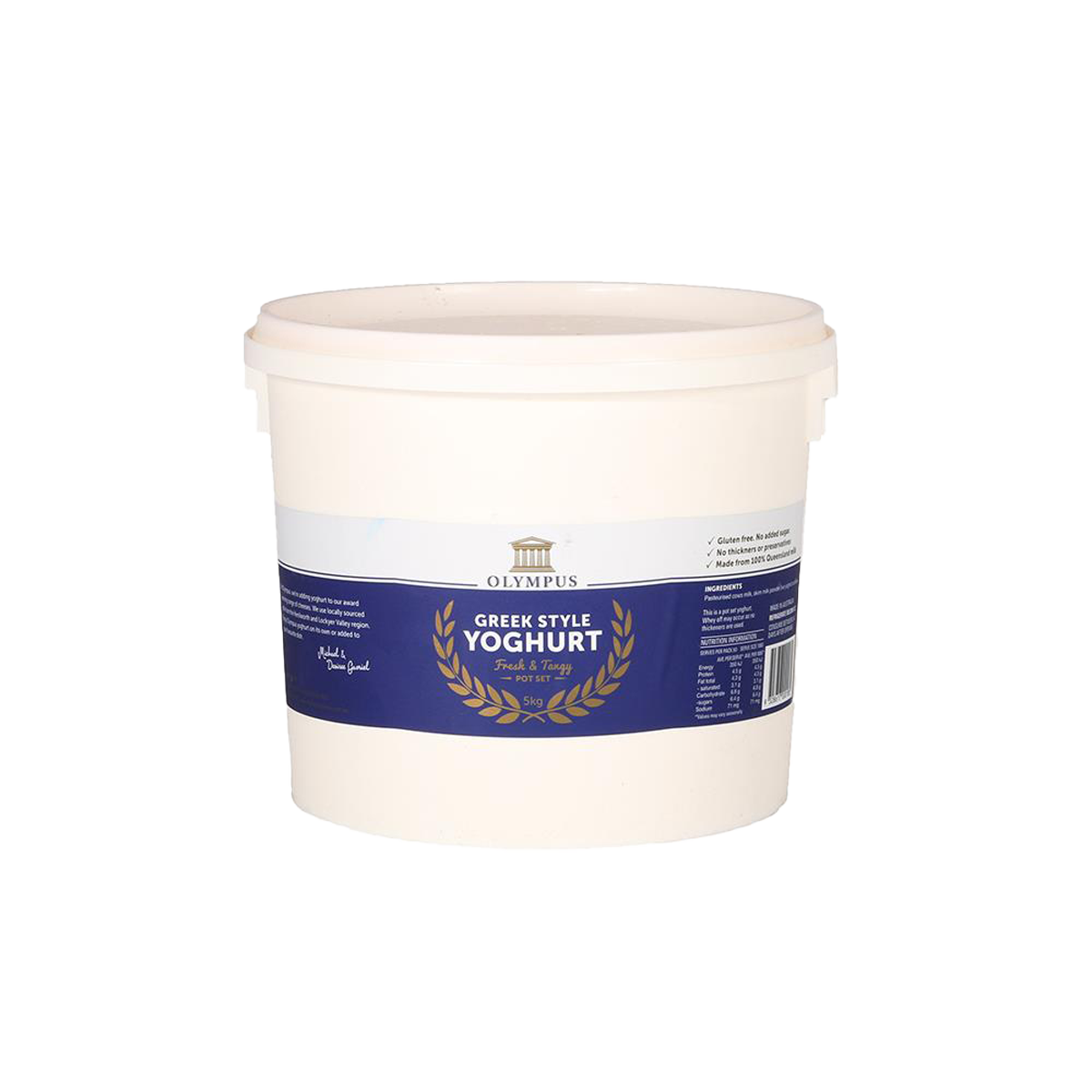 Greek Style Yoghurt - 5kg